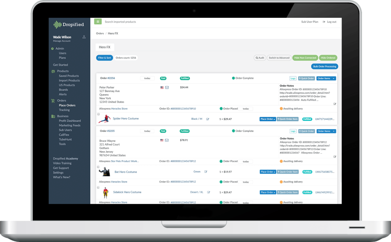 Dropified App - Kikbits